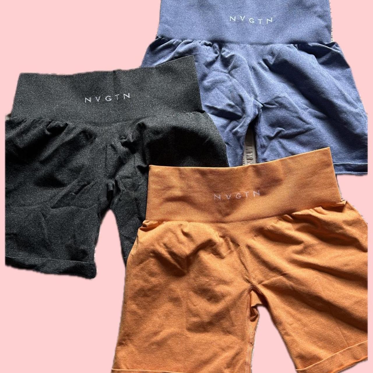 NVGTN set of three pro shorts Comfy and flattering... - Depop