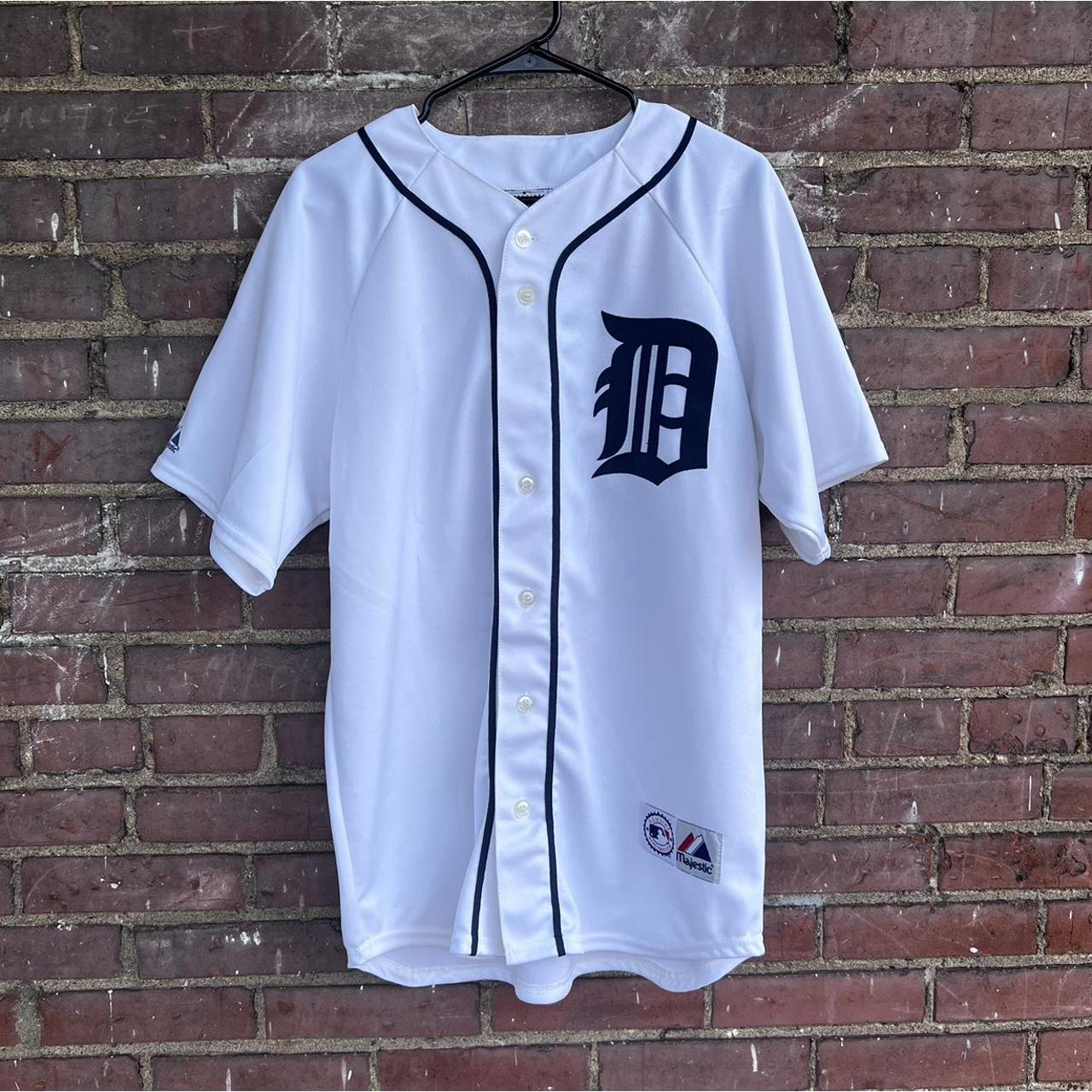 vintage detroit tigers jersey! size large, (22 by... - Depop