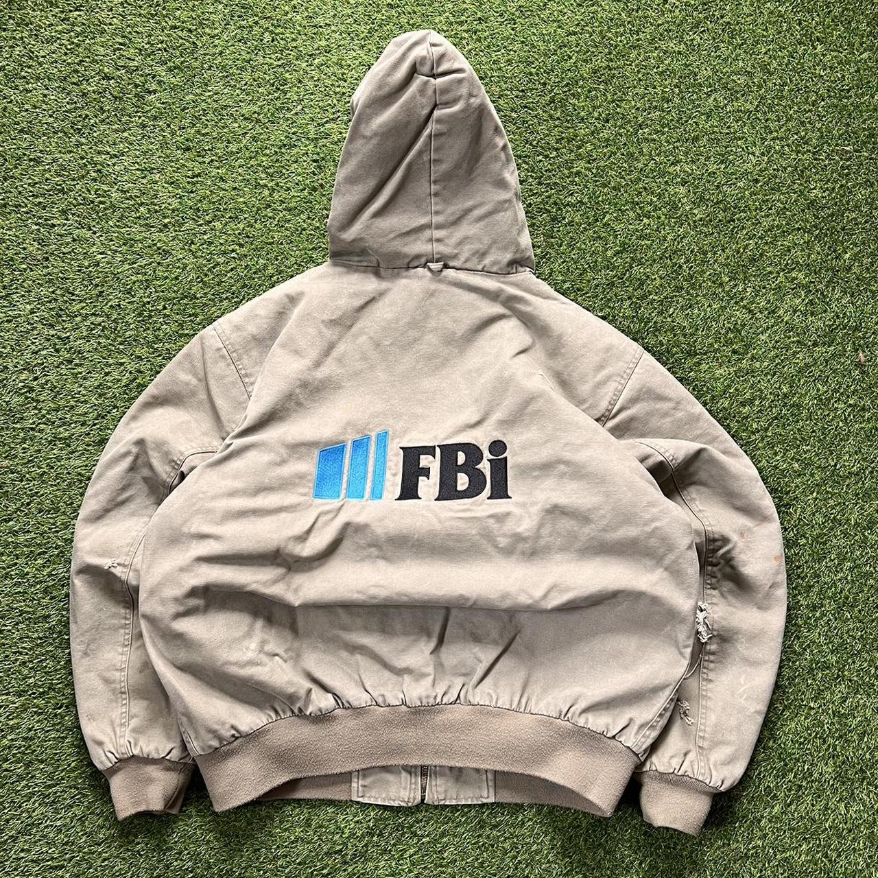 vintage taupe work jacket! size xl, (27.5’ by... | Depop