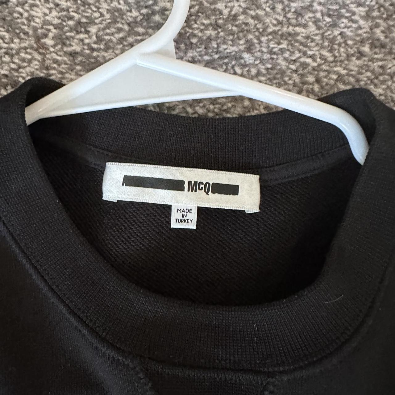 Black McQueen jumper Worn few times Size: small - Depop