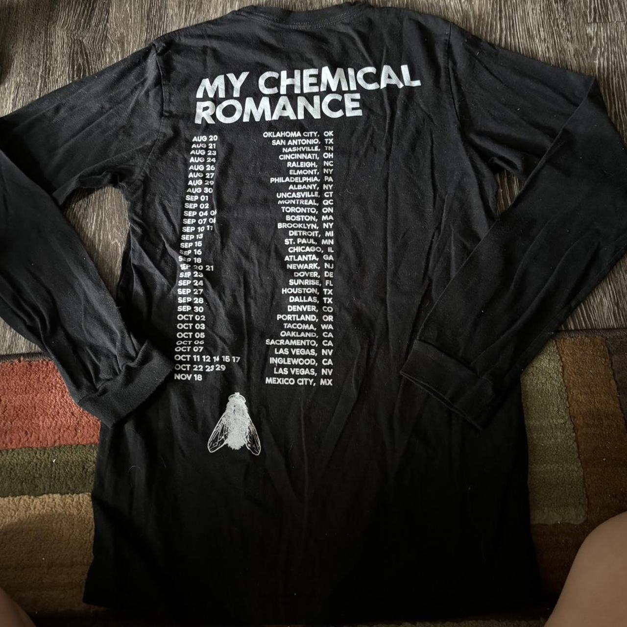 rare my chemical romance long sleeve decay tour... - Depop