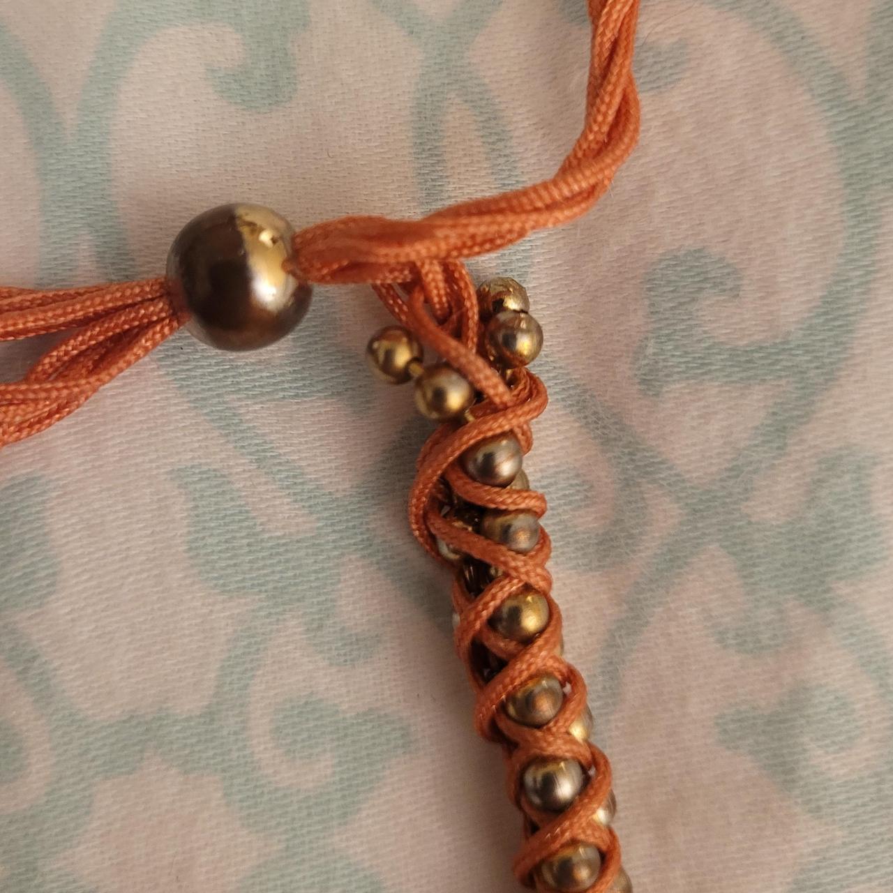 5 bracelet lot. Some tarnishing or undone threads on... | Depop