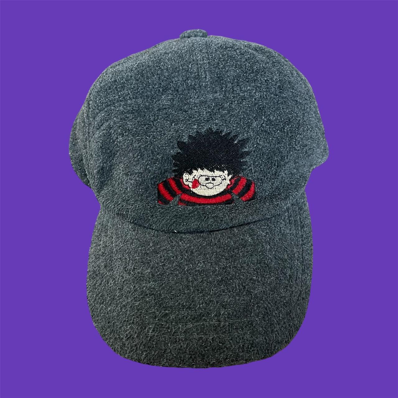 Vintage Dennis the Menace Gnash Gnash Fleece Hat •... - Depop