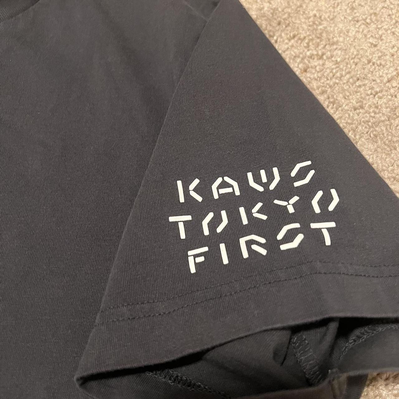 Kaws Shirt Large Fire Kaws x Uniqlo tee with front... - Depop
