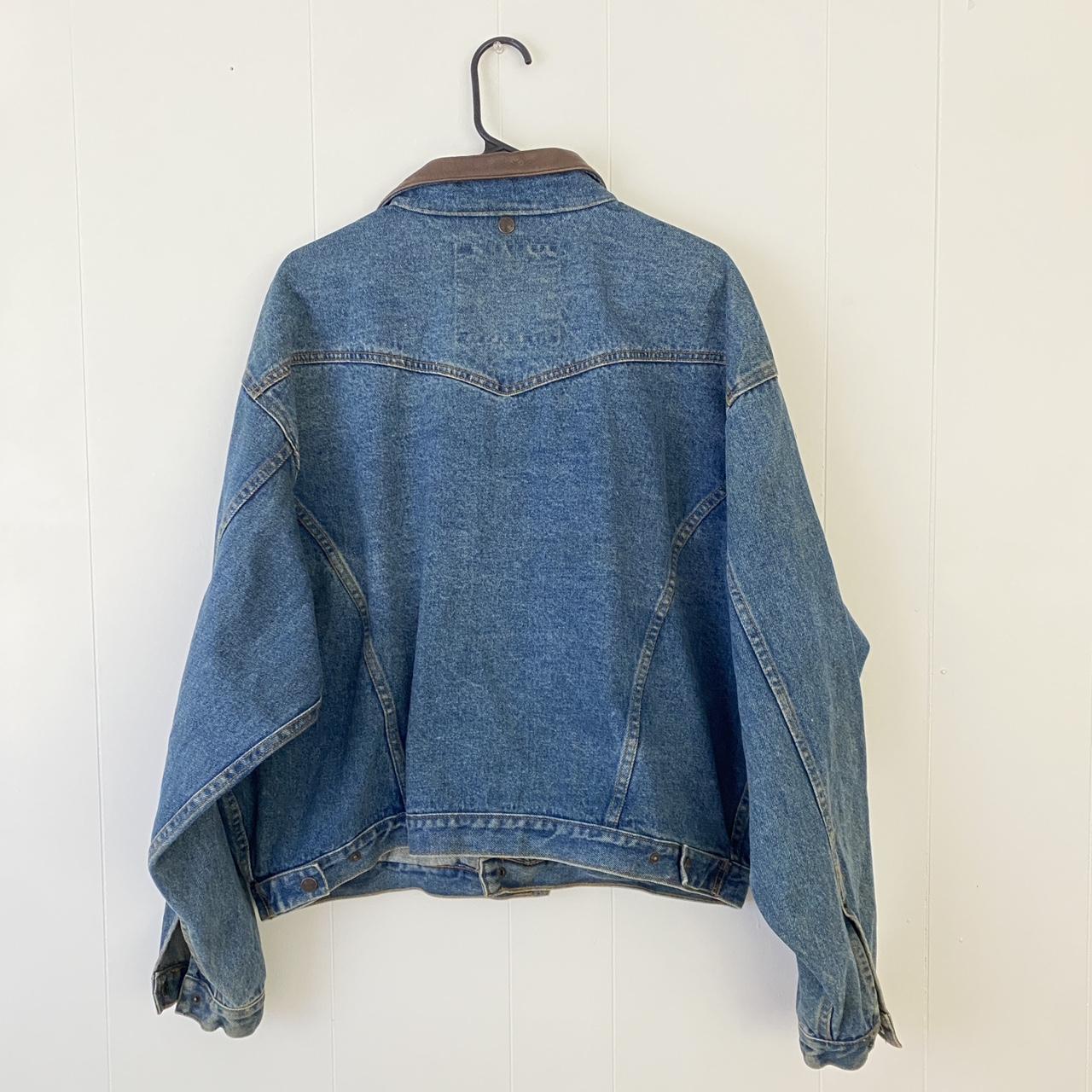Vintage Conrail Denim Jacket mint condition!... - Depop