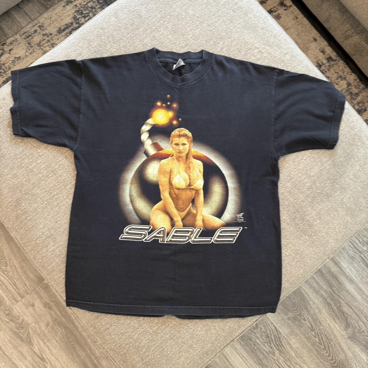 Vintage 90’s WWF Wrestling Sable Bomb “Blow Me Away”... | Depop