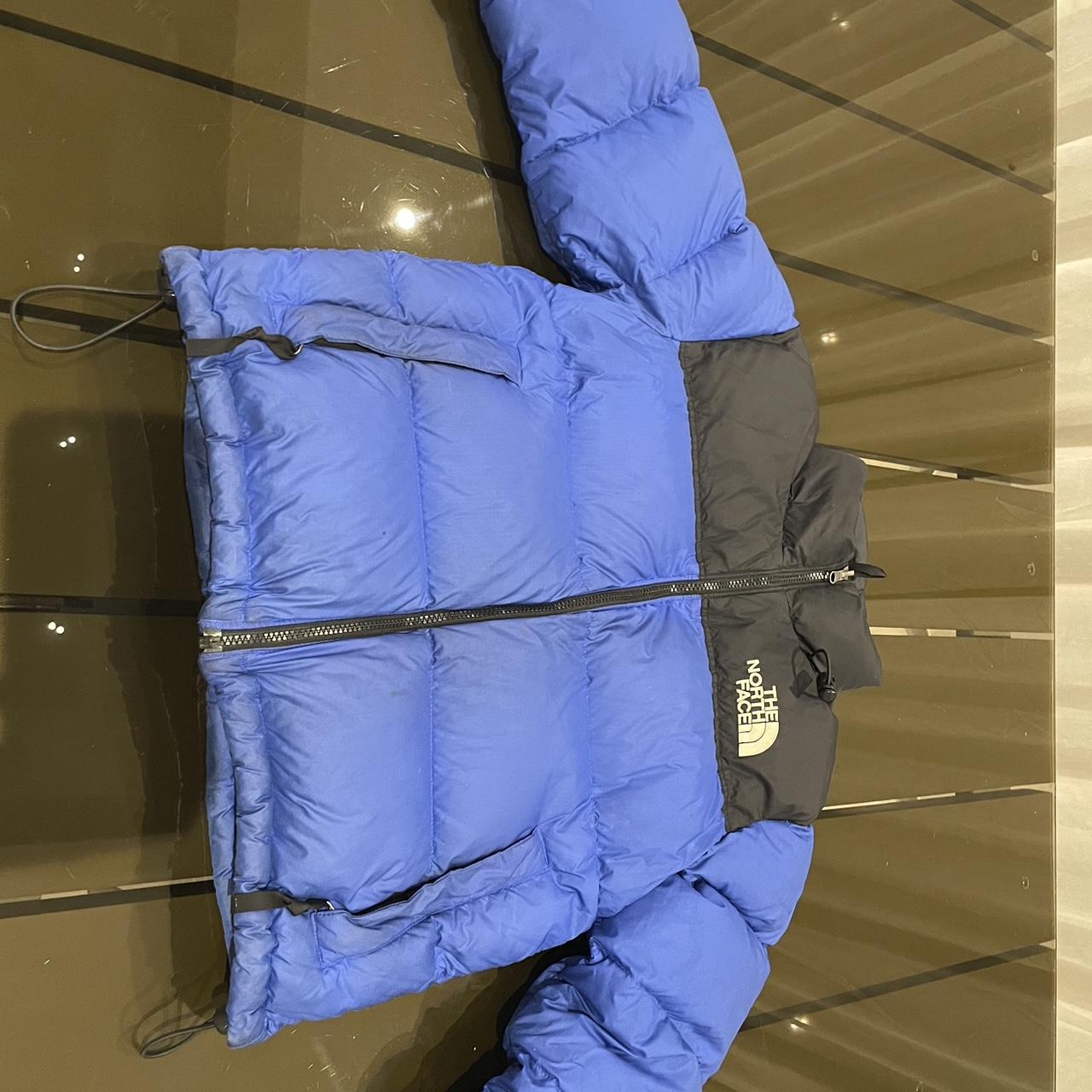 Blue north face puffer. Women’s medium, but can... - Depop