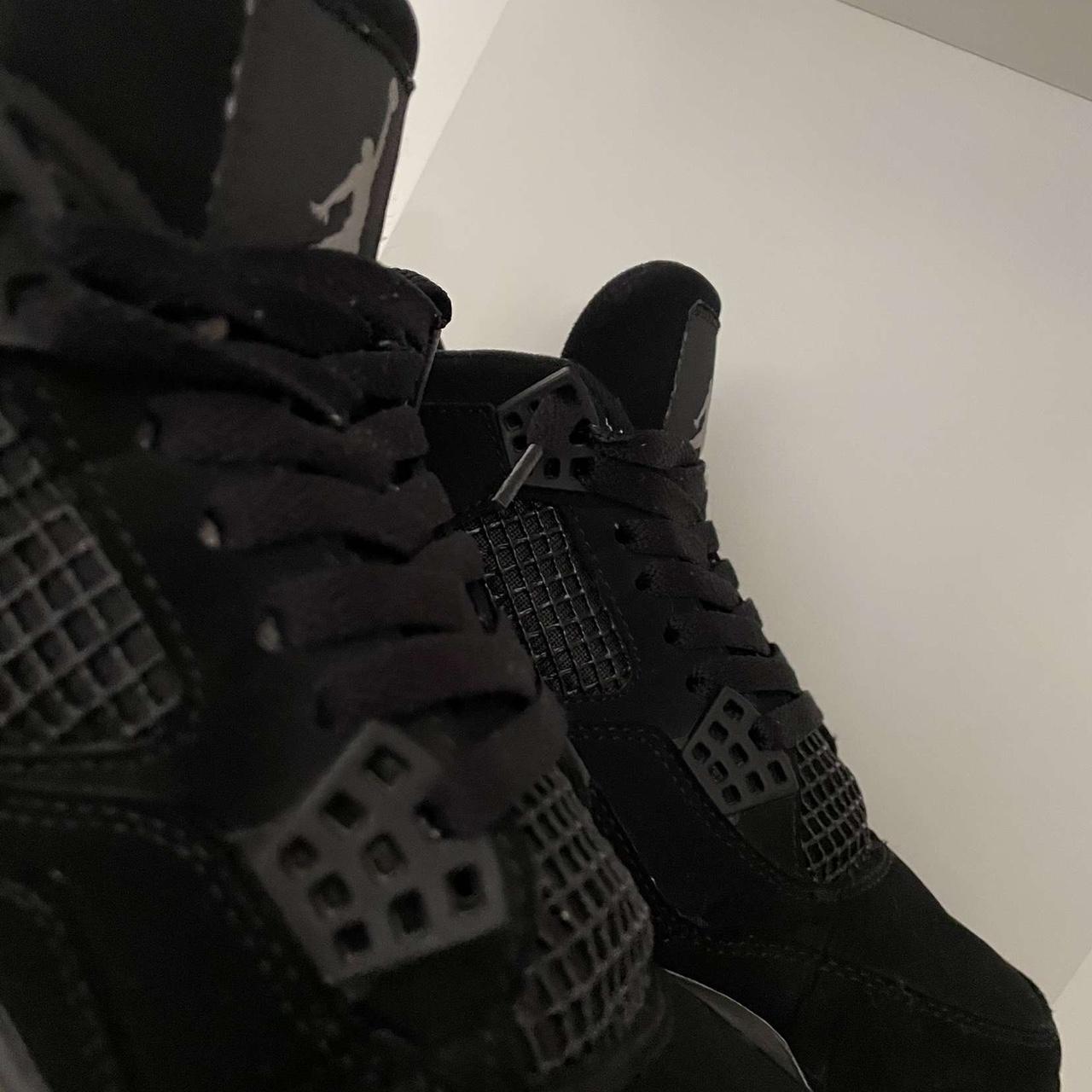 Black cats jordan 4 1 insole missing Do not buy... - Depop