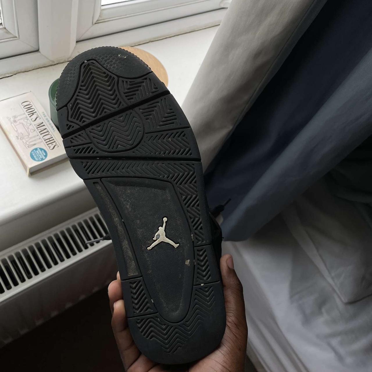 Black cats jordan 4 1 insole missing Do not buy... - Depop