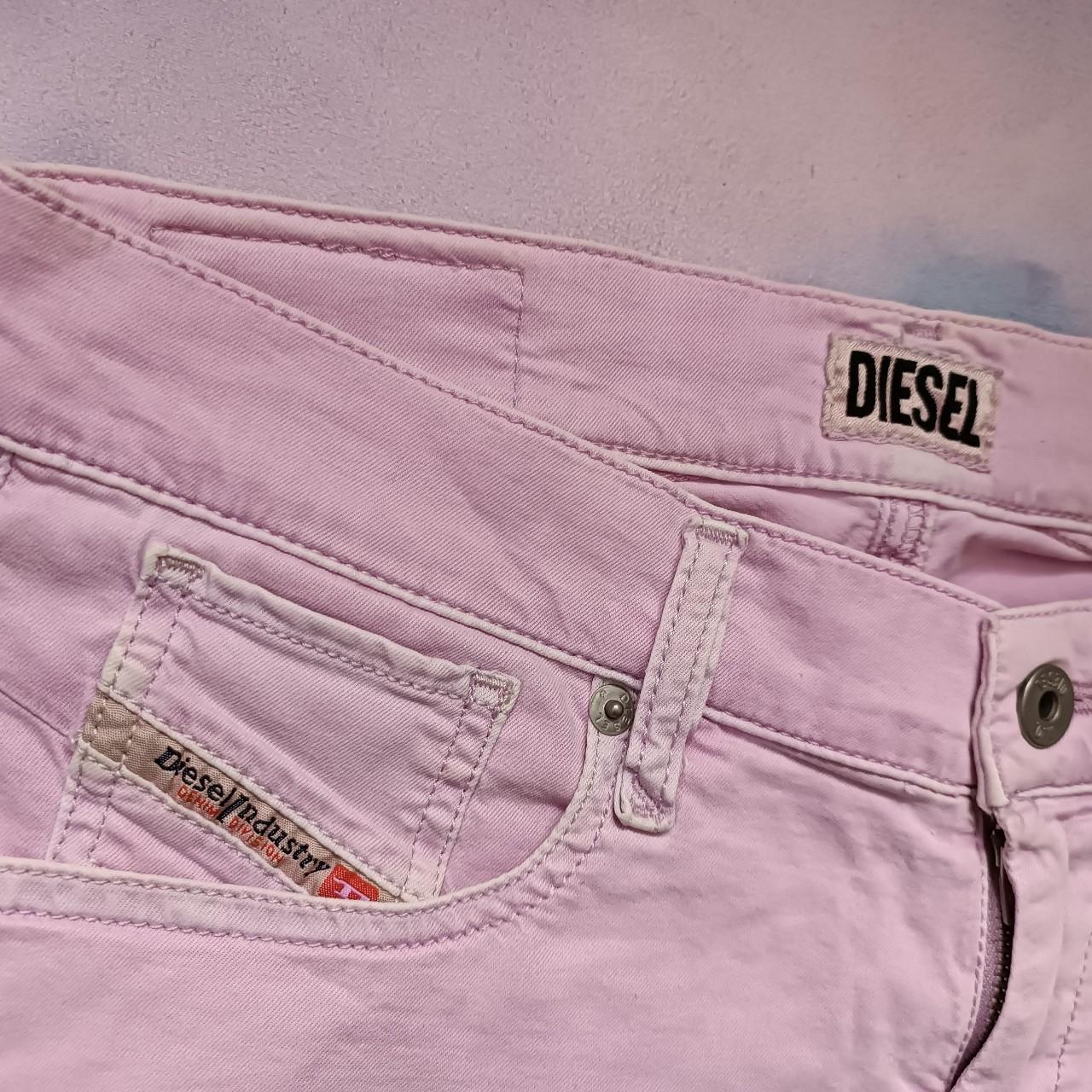 Diesel Women's Pink Shorts | Depop