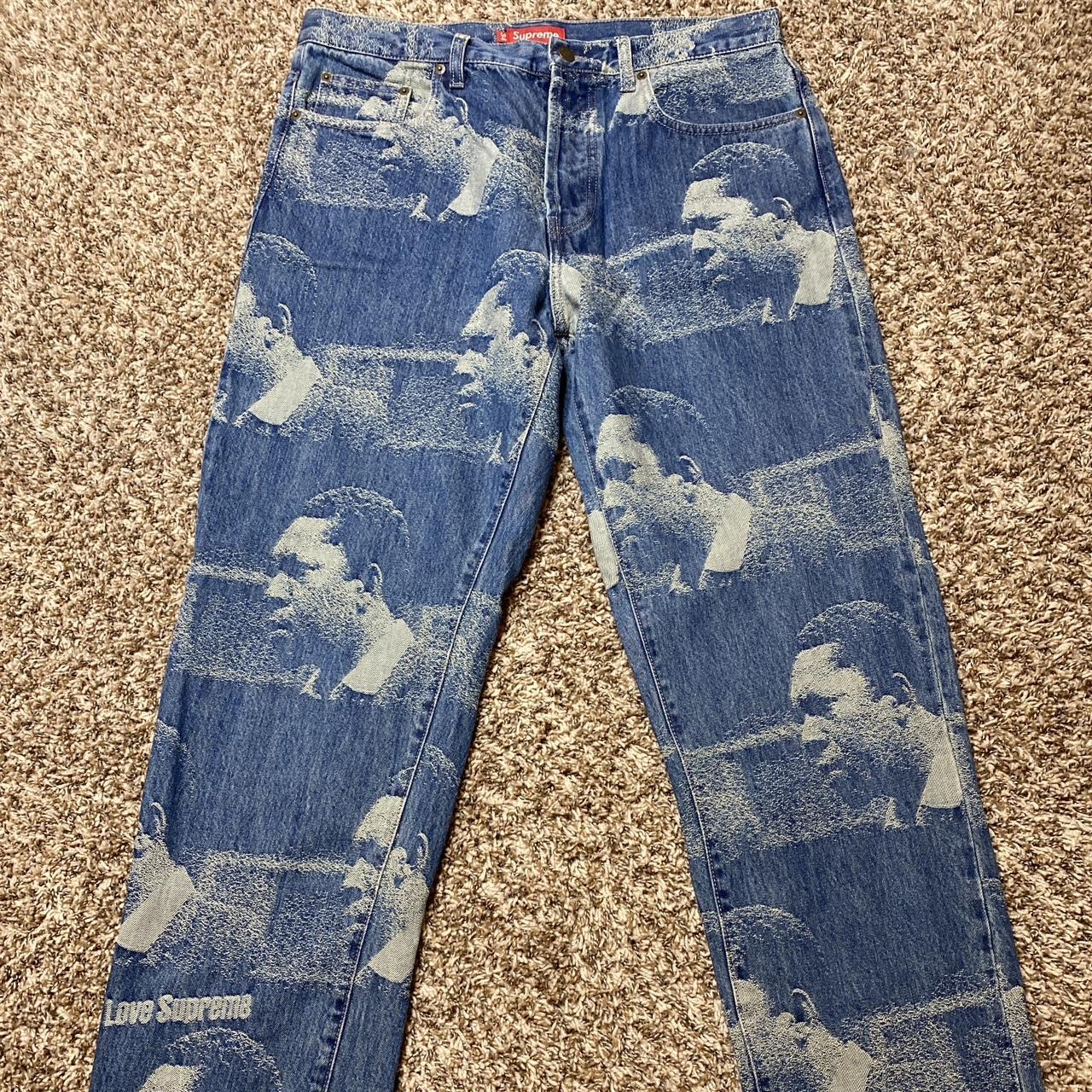Authentic John Coltrane a love supreme jeans by... - Depop