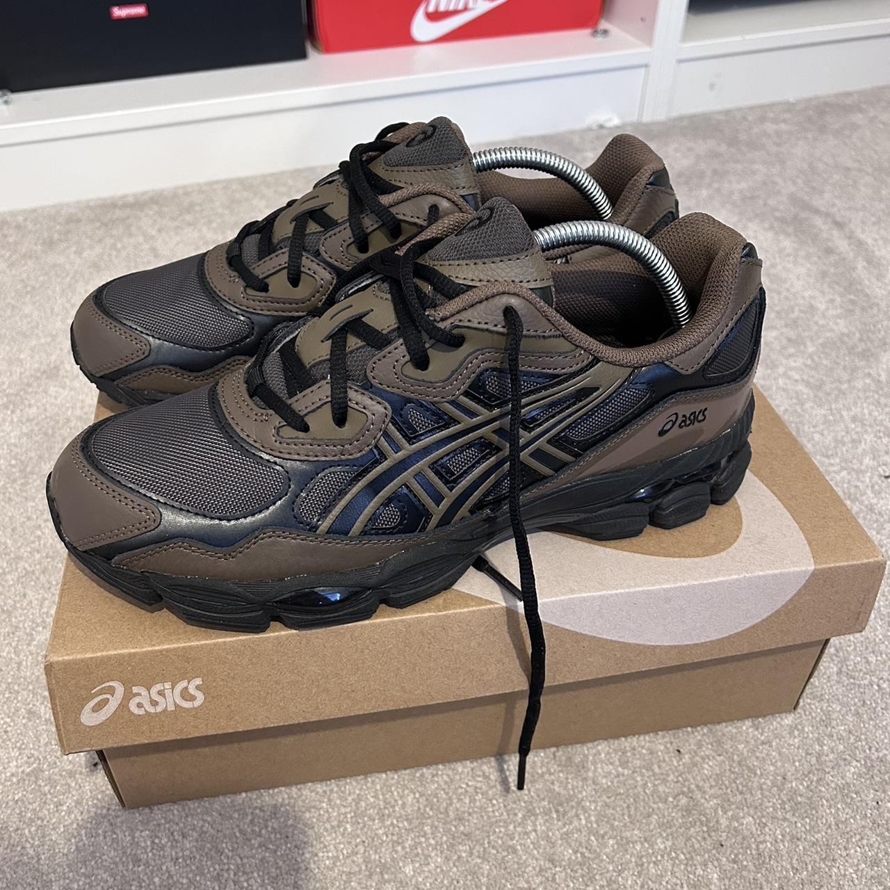 ASICS gel-nyc Brown Worn once - Depop