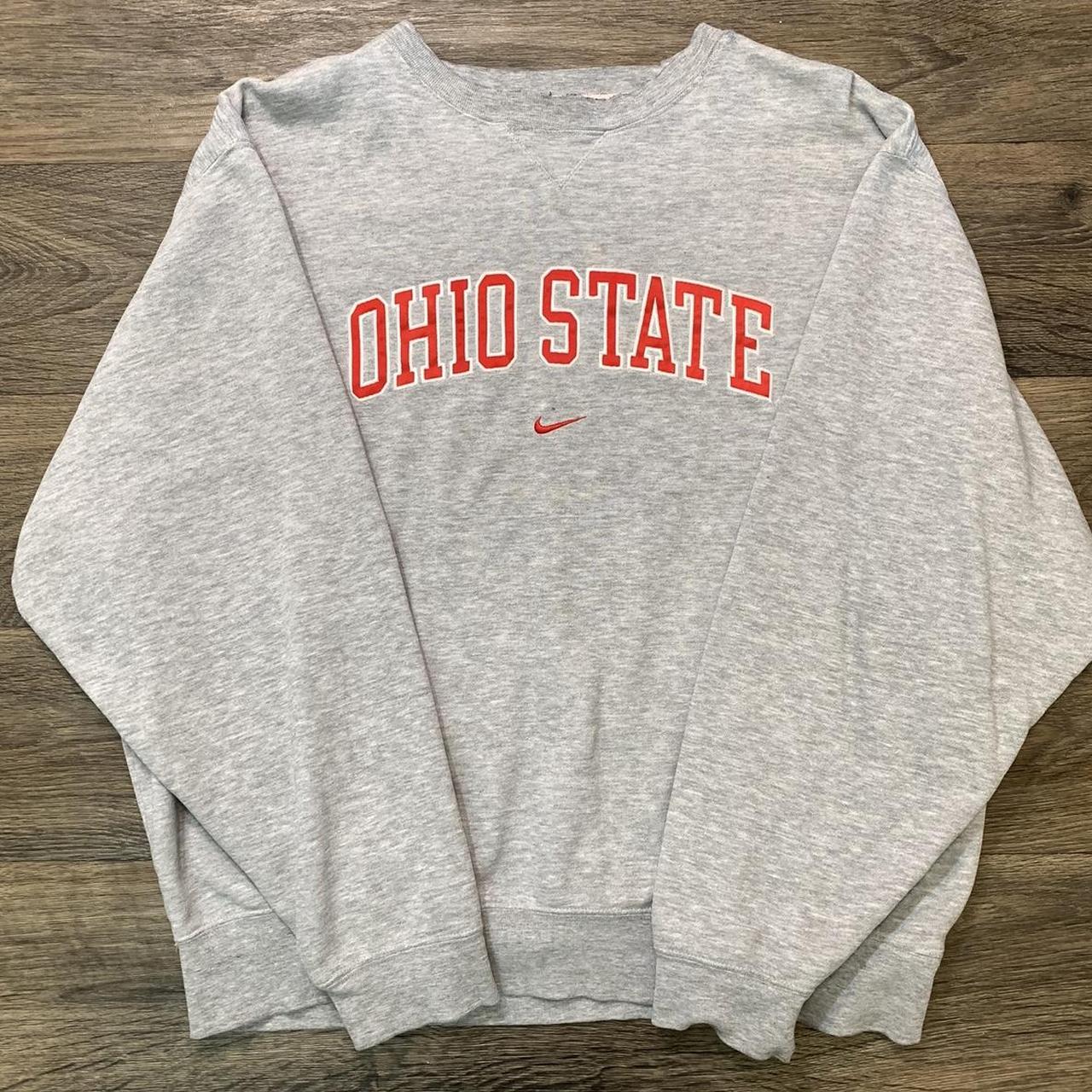 Ohio State University Buckeyes Nike grey tag Large... - Depop