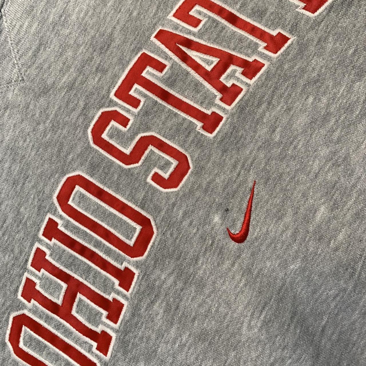 Ohio State University Buckeyes Nike grey tag Large... - Depop