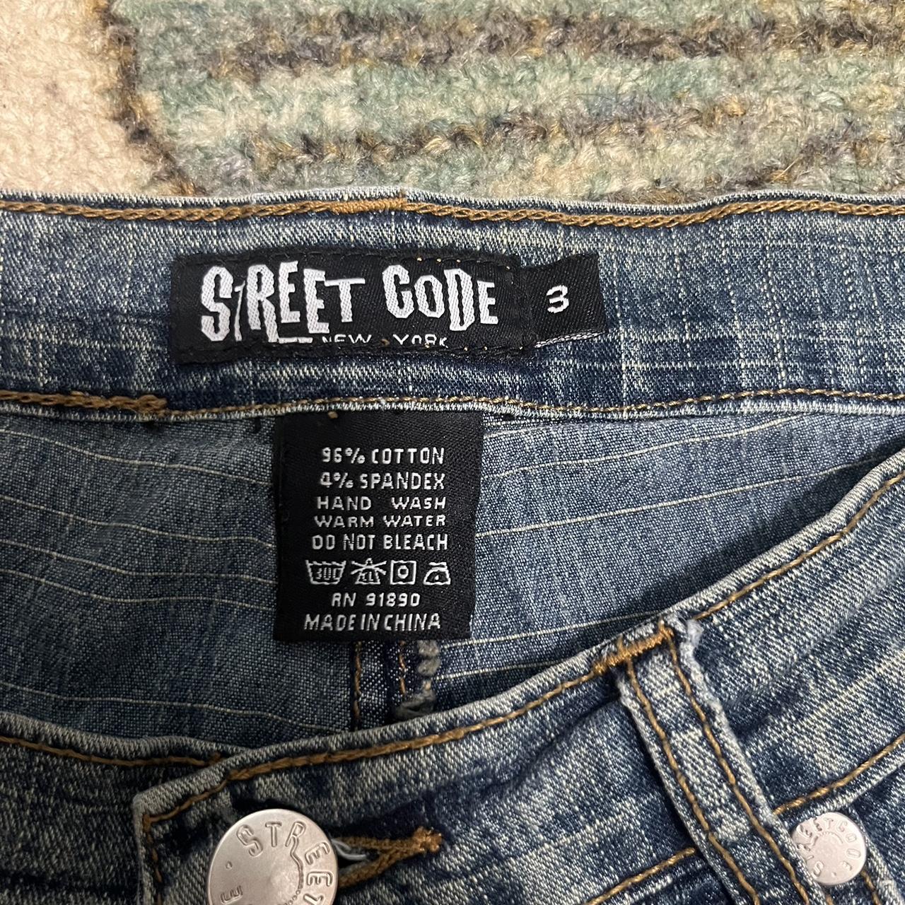 Street code lace up pants - Depop