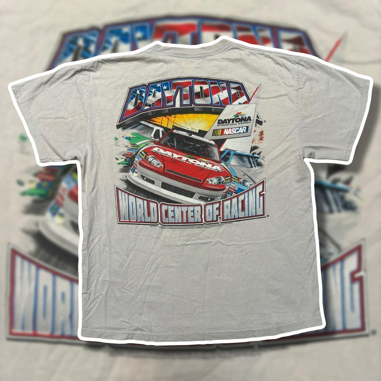 NASCAR Daytona Speedway Graphic T-Shirt🏁 Size: L... - Depop
