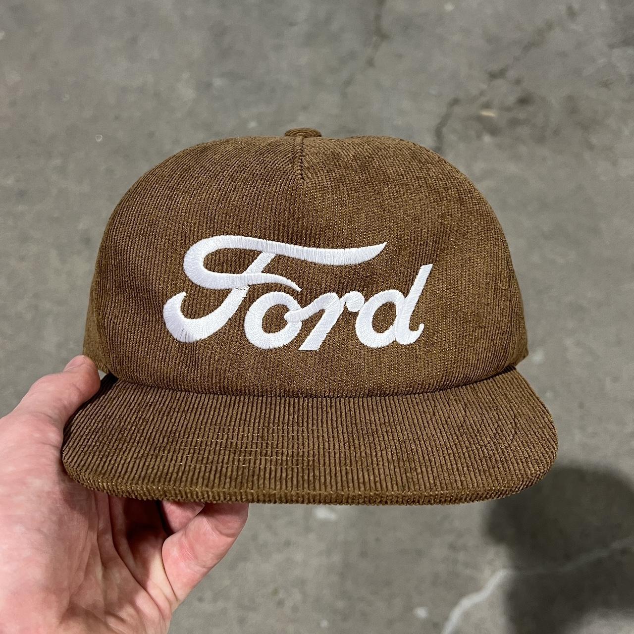 Vintage Corduroy Ford Hat Adjustable, never worn... | Depop