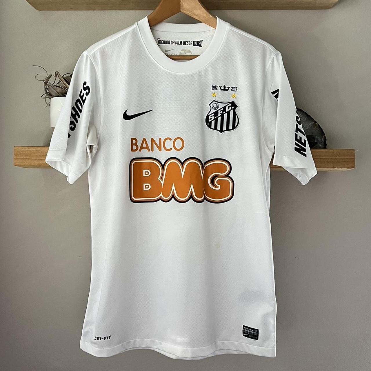 Soccer jersey Santos size... - Depop