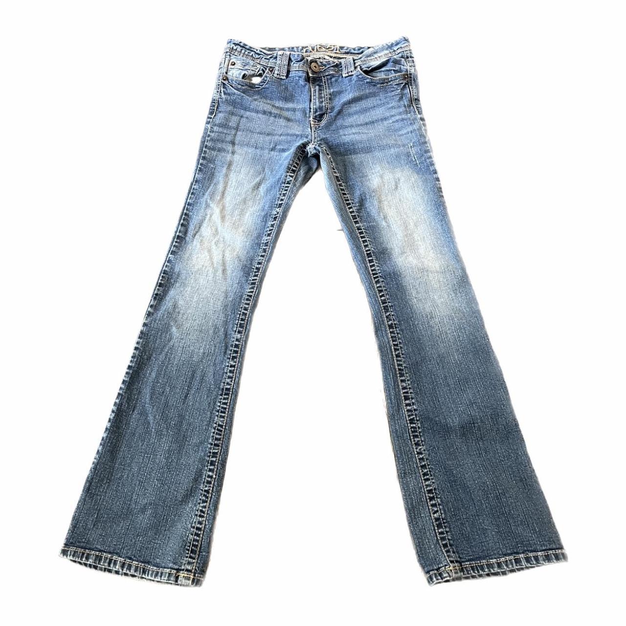 2000s low rise flare jeans ☆ size 9 ☆ details: no... - Depop