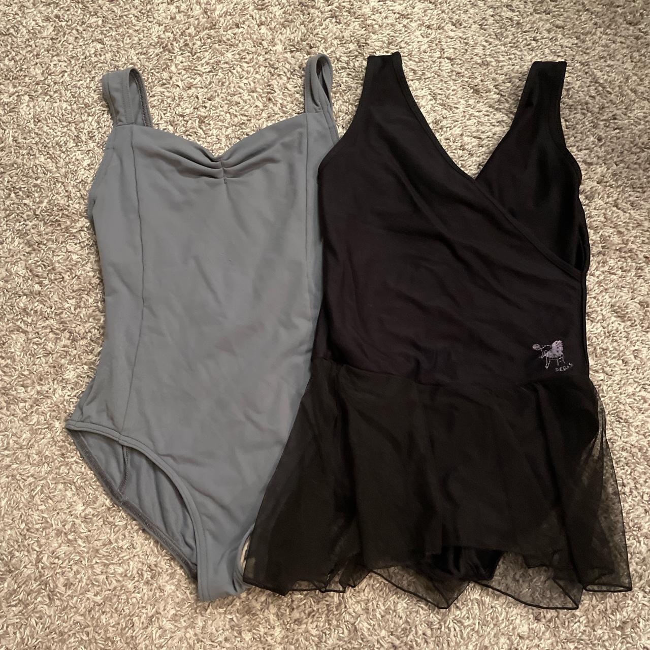 Degas XXS 2-pack leotard bundle. The grey has a... - Depop
