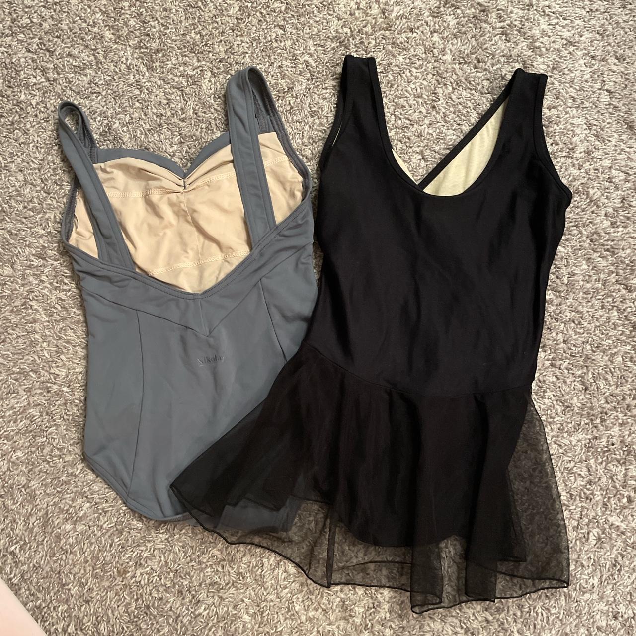 Degas XXS 2-pack leotard bundle. The grey has a... - Depop