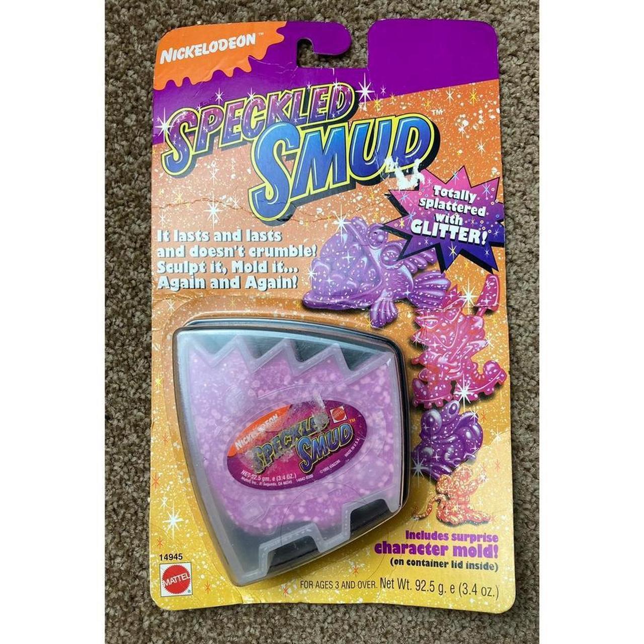 Nickelodeon vintage 1995 speckled smud Purple... - Depop