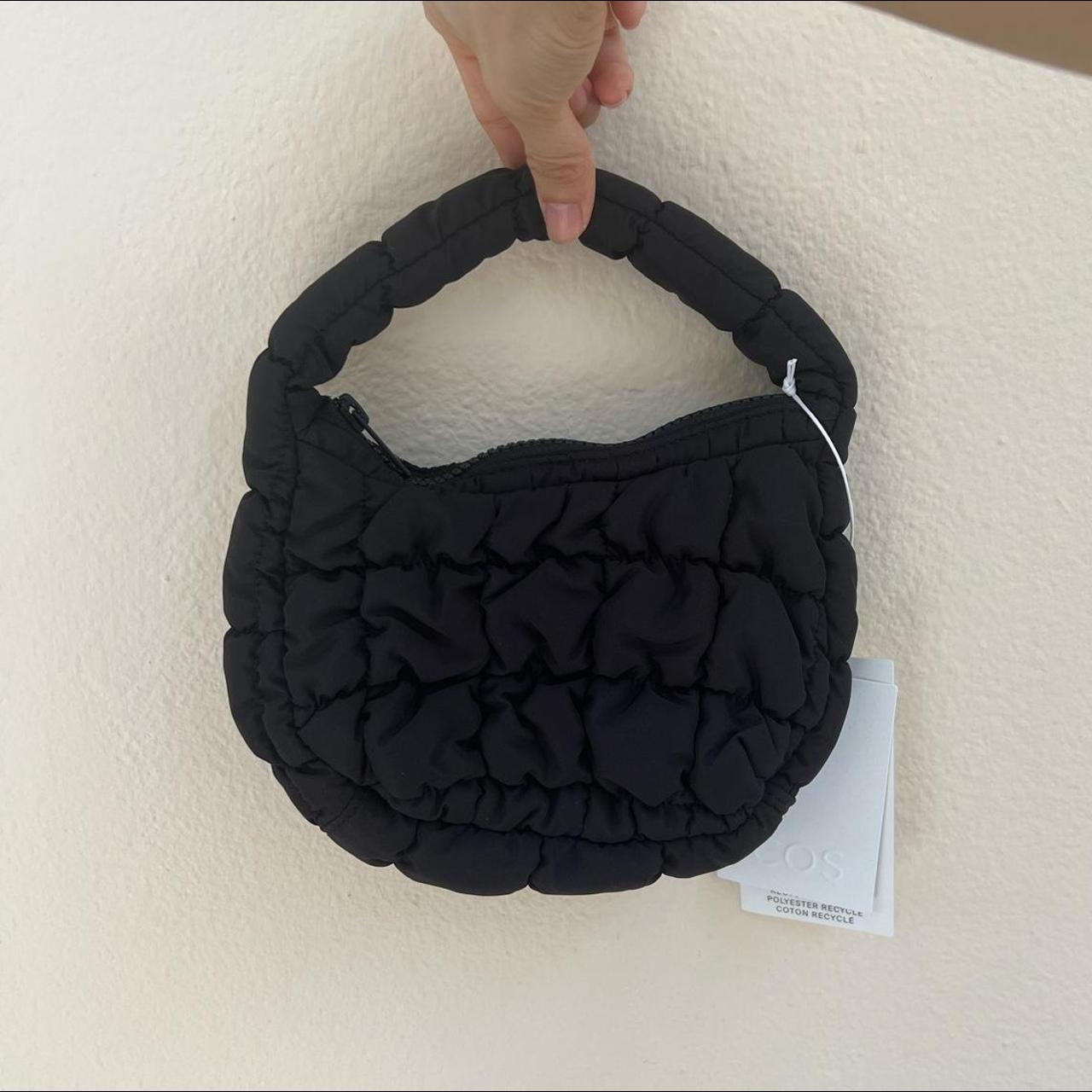 COS Quilted Micro Mini Bag Black NWT Nano/Micro size - Depop