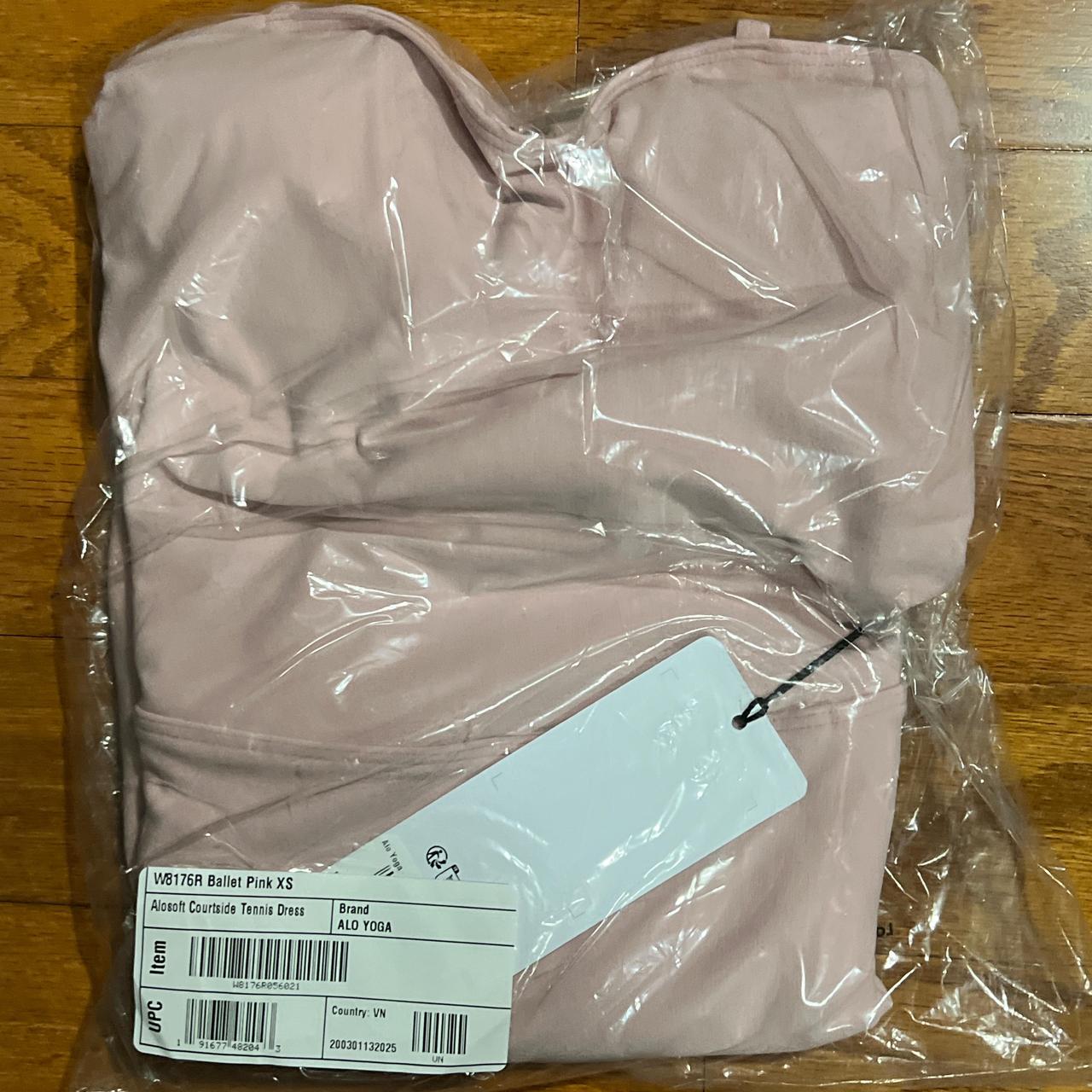 Alo Alosoft Courtside Tennis Dress NWT Ballet Pink | Depop
