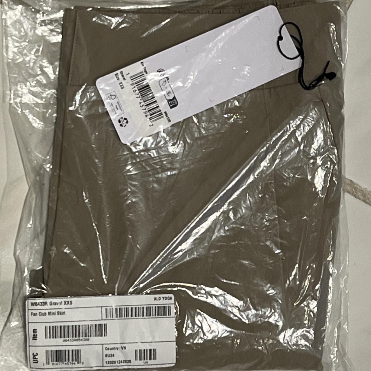 Alo Fan Club Mini Skirt NWT Gravel Size XXS | Depop