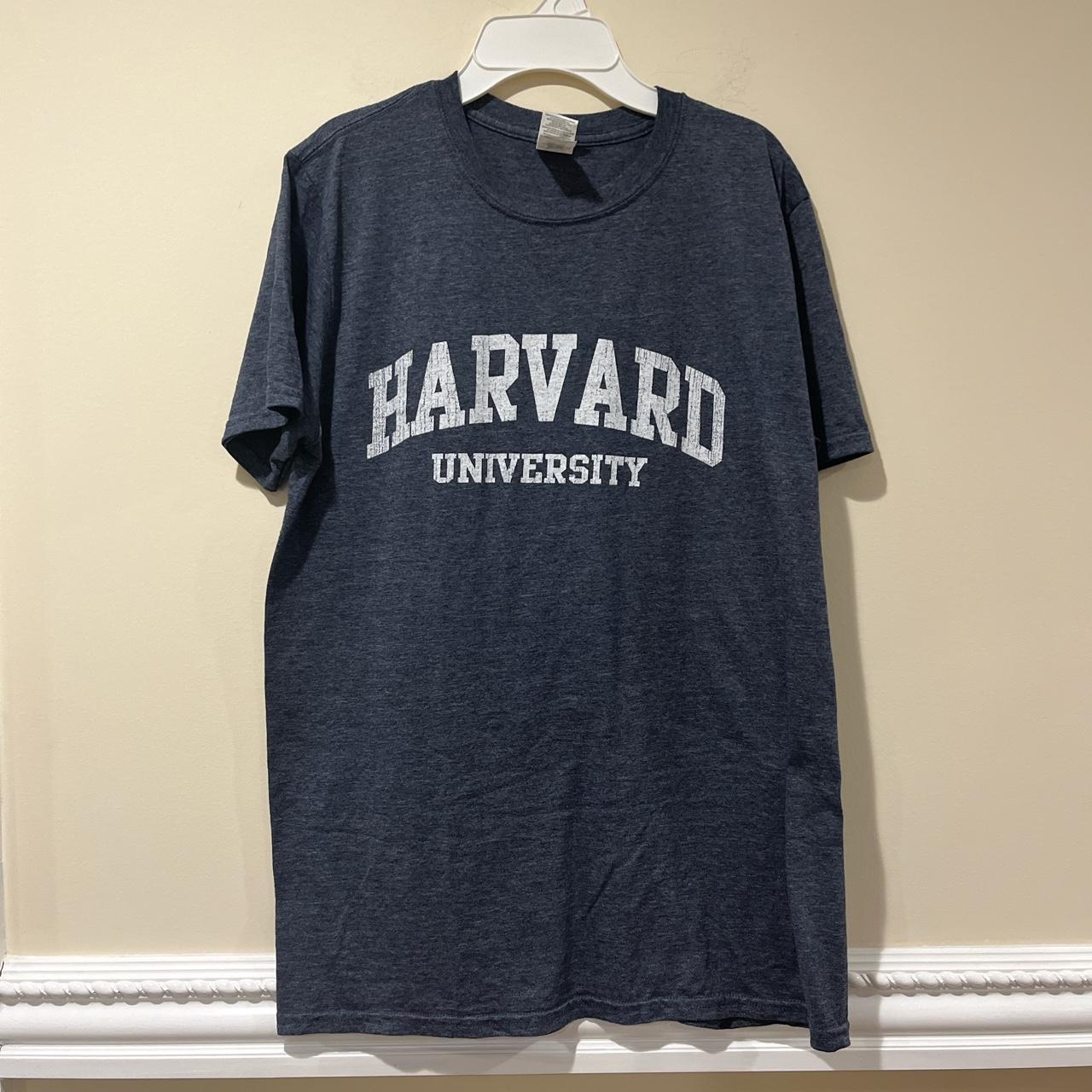 Men’s Gray Harvard University T-Shirt Great... - Depop