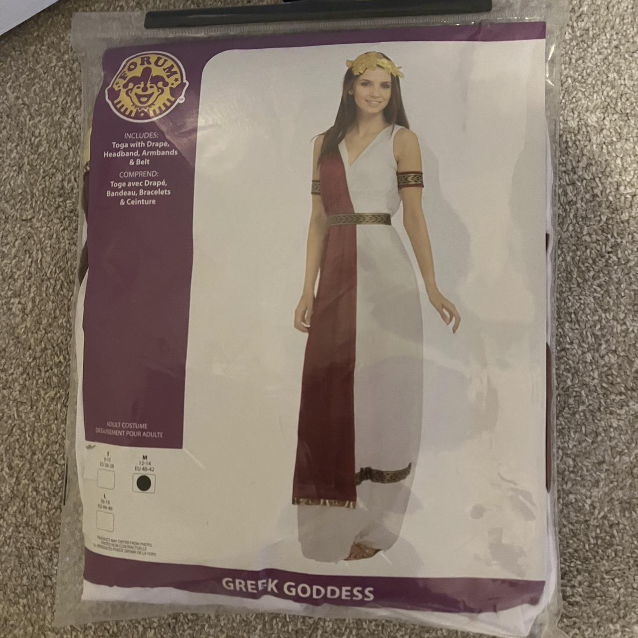 Greek Goddess Adult Costume Size M 12 14 Not Depop