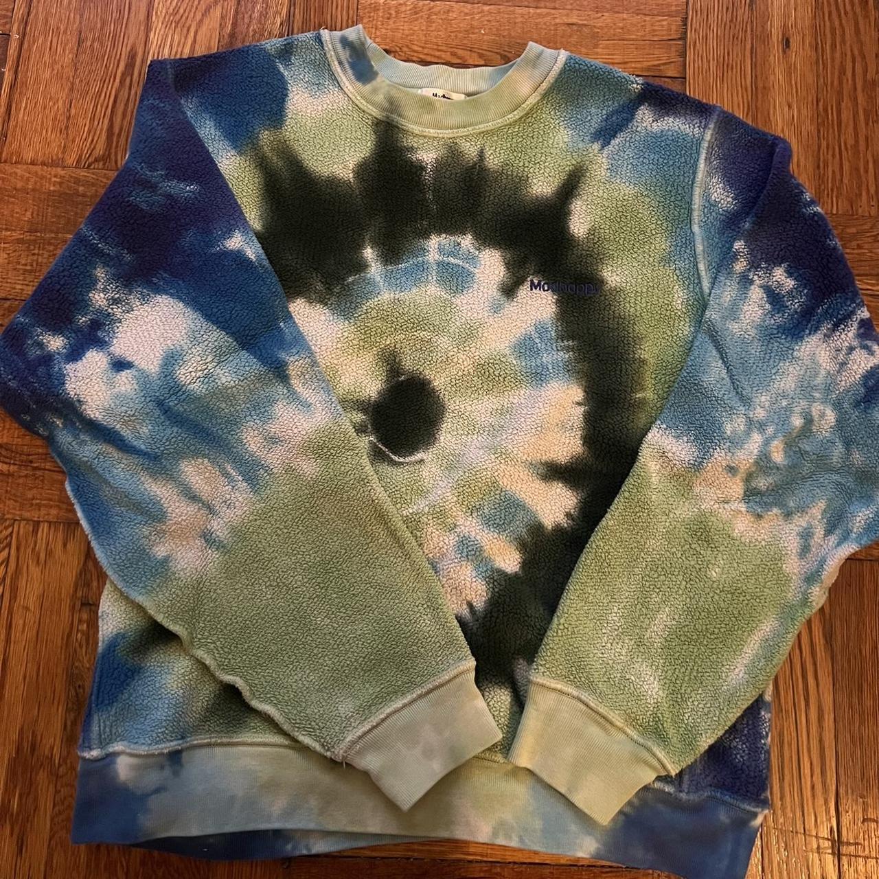 madhappy tie die crew neck sweater. size medium. no... - Depop