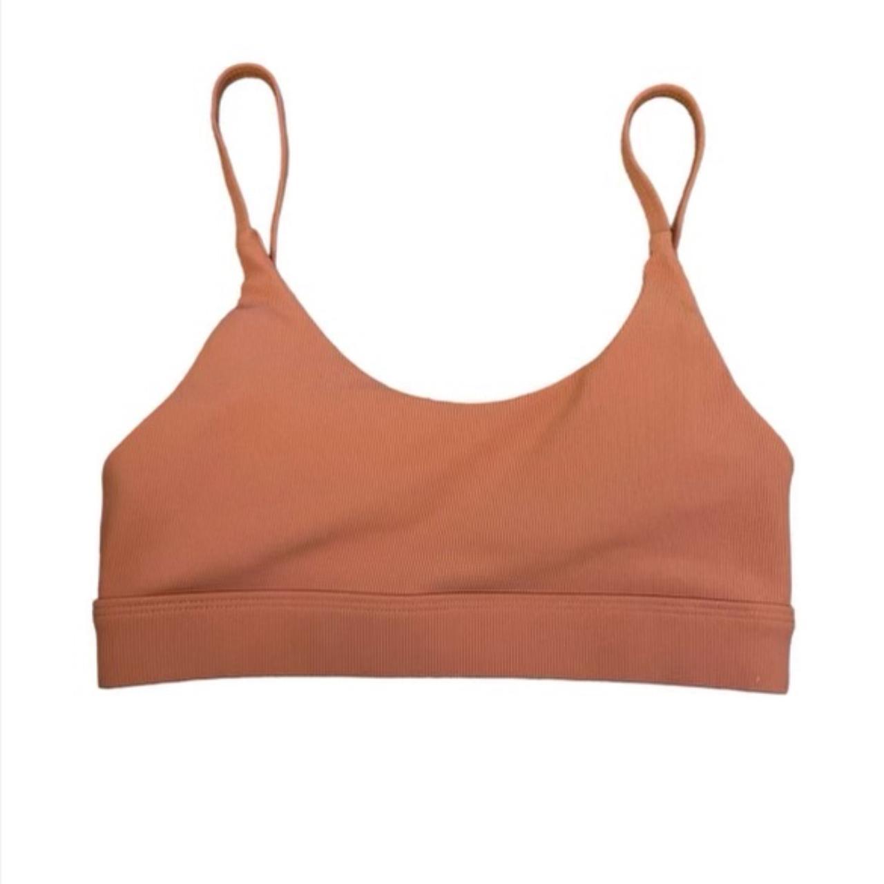 Women's Orange Bra | Depop