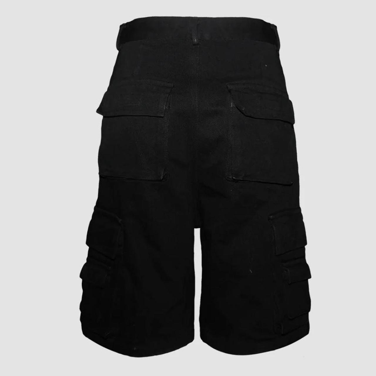 denim cargo shorts by skinhead size 32 sold out on... - Depop