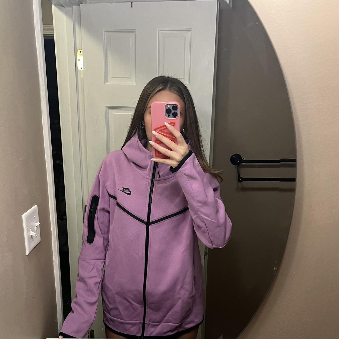 Purple Nike Tech - Depop