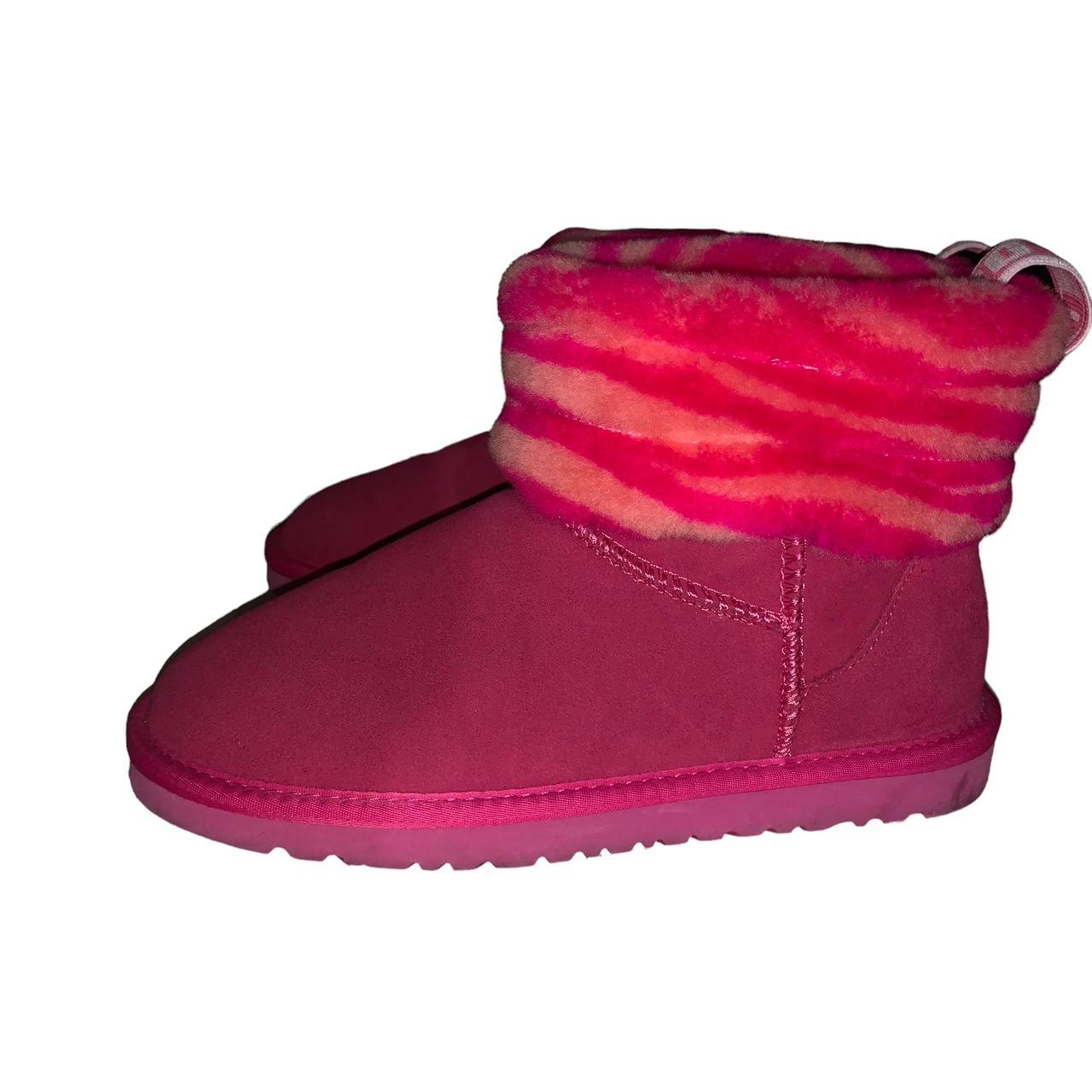 UGG Women's Pink and Orange Boots | Depop