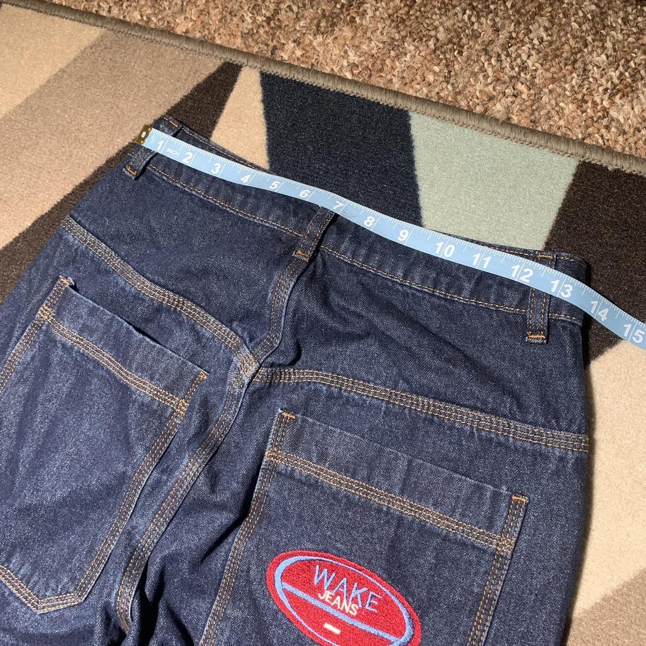 SHEIN Wake Jeans - cargo denim loose fit type Size... - Depop