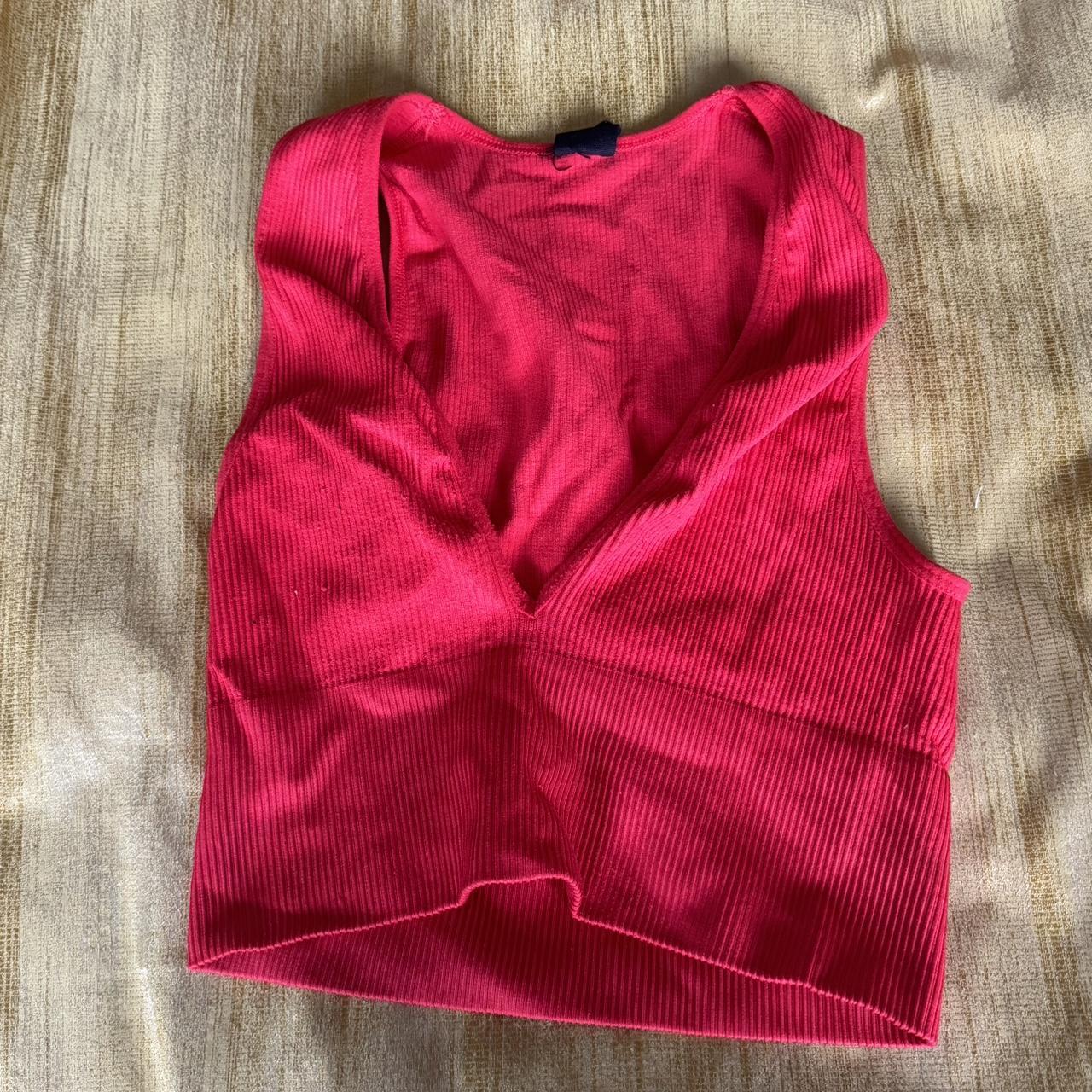 Urban outfitters red top perfect for summer not 100%... - Depop