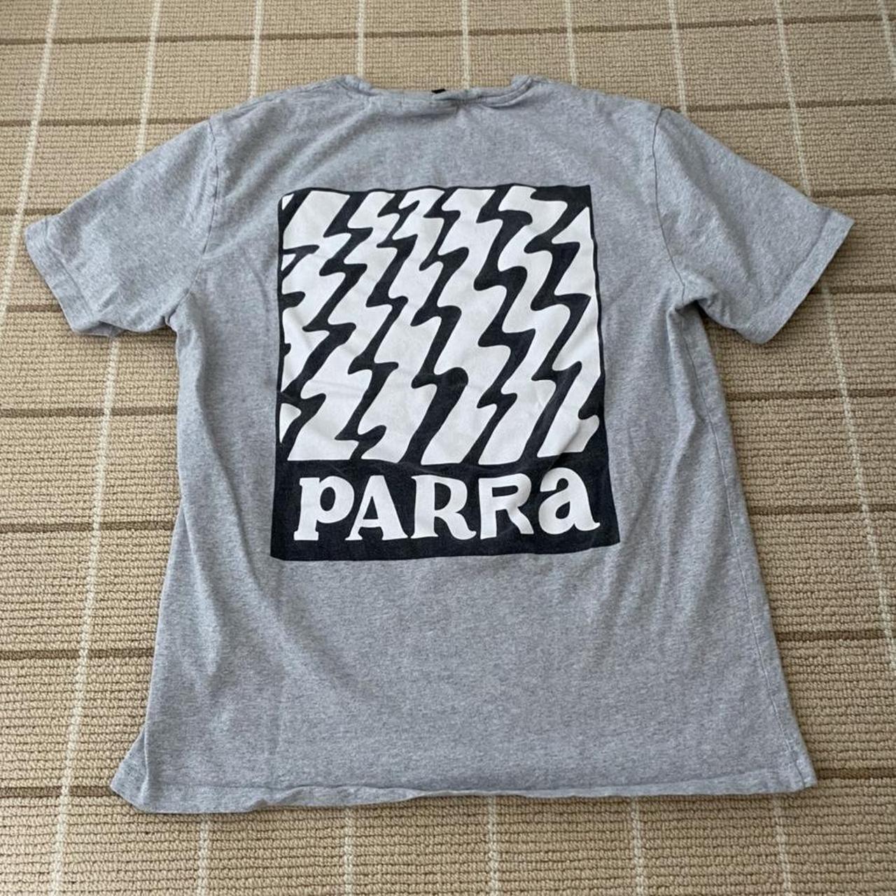 By Parra Static Tee Heather Grey Size Small Great... - Depop
