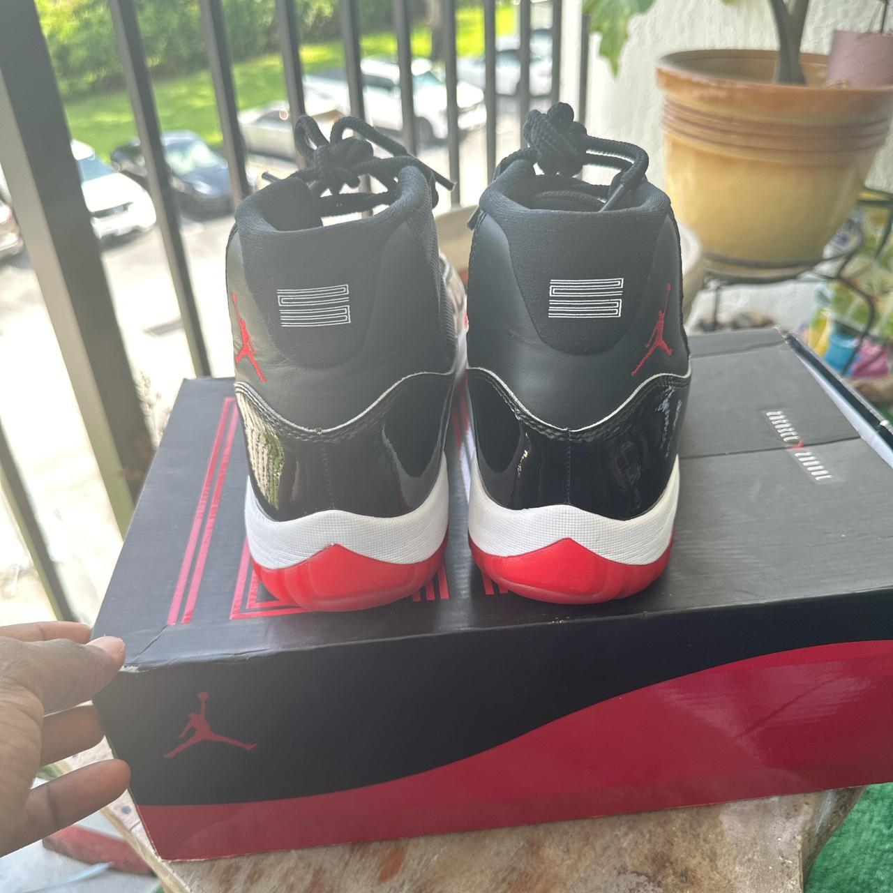 Jordan 11 bred colorway Worn 4 times and comes with... - Depop