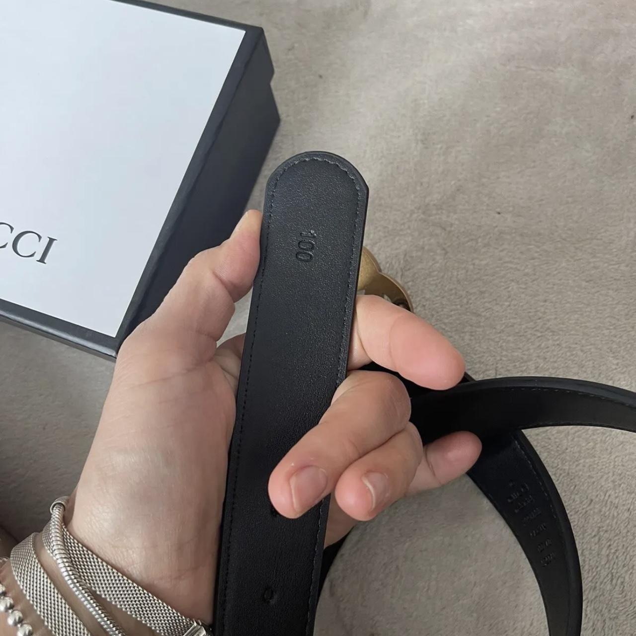 Gucci real leather size 100 - Depop