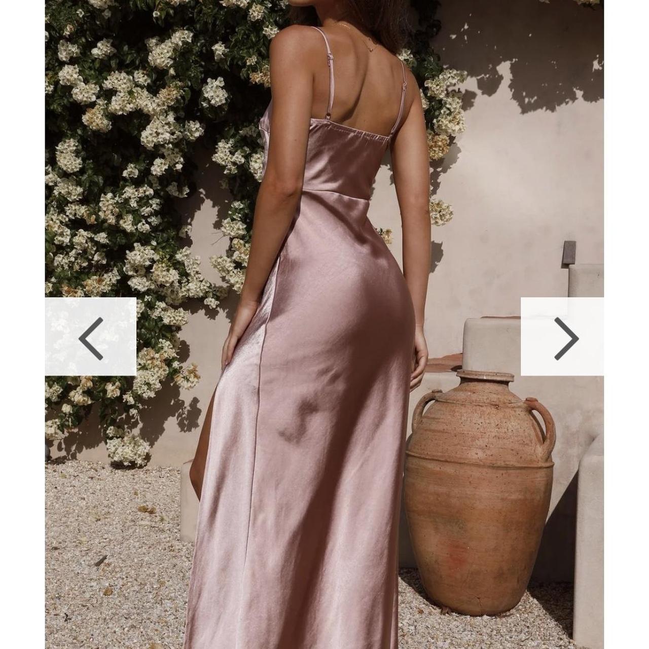 Billy J maxi dress in dusty pink Worn once for a... - Depop