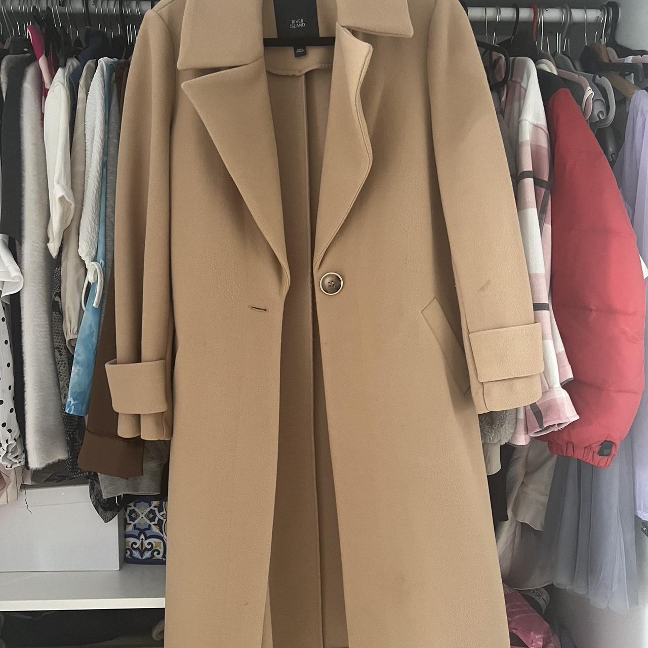 Women's Tan Coat | Depop