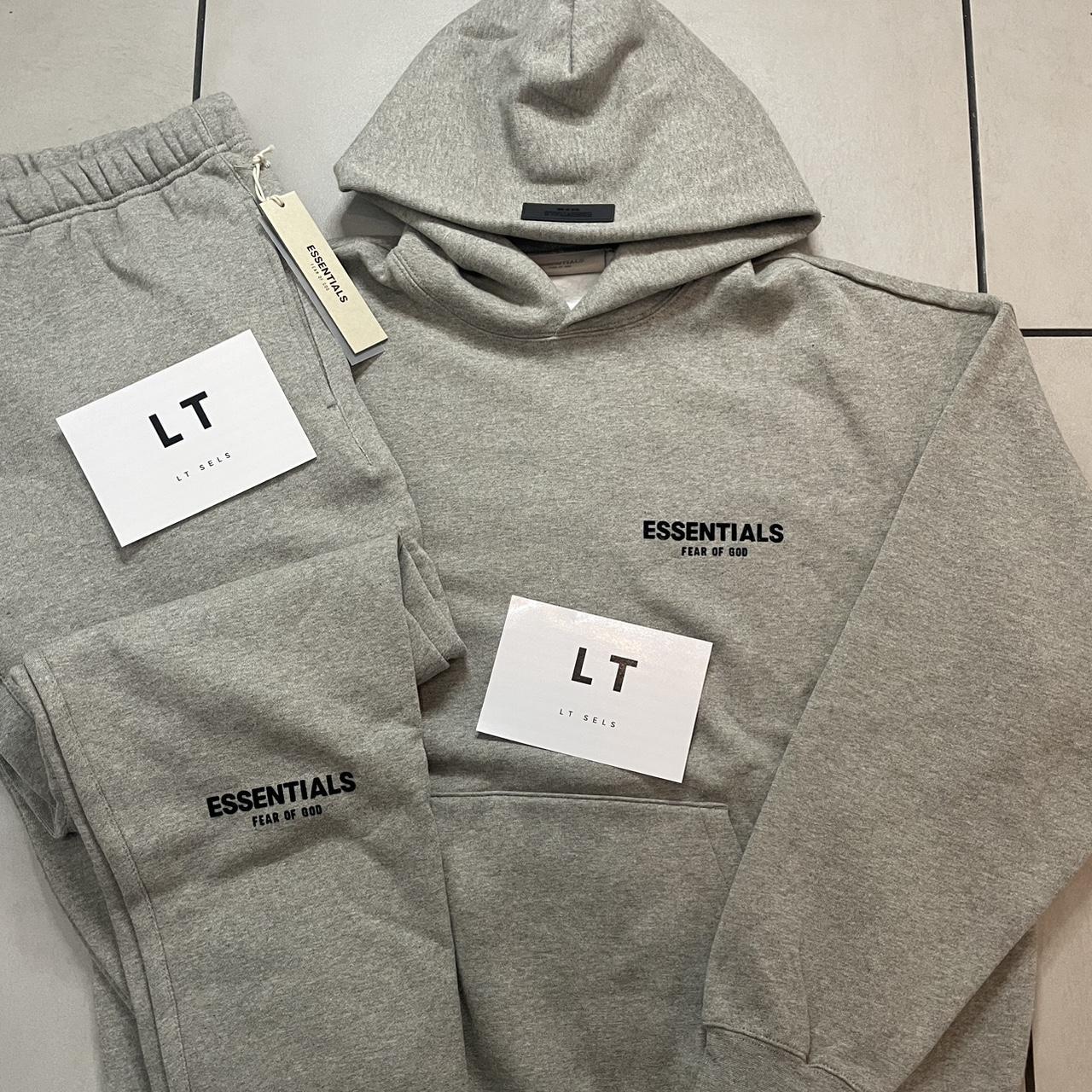 Fear of god Essentials SS22 Tracksuit - Dark Oats -... - Depop