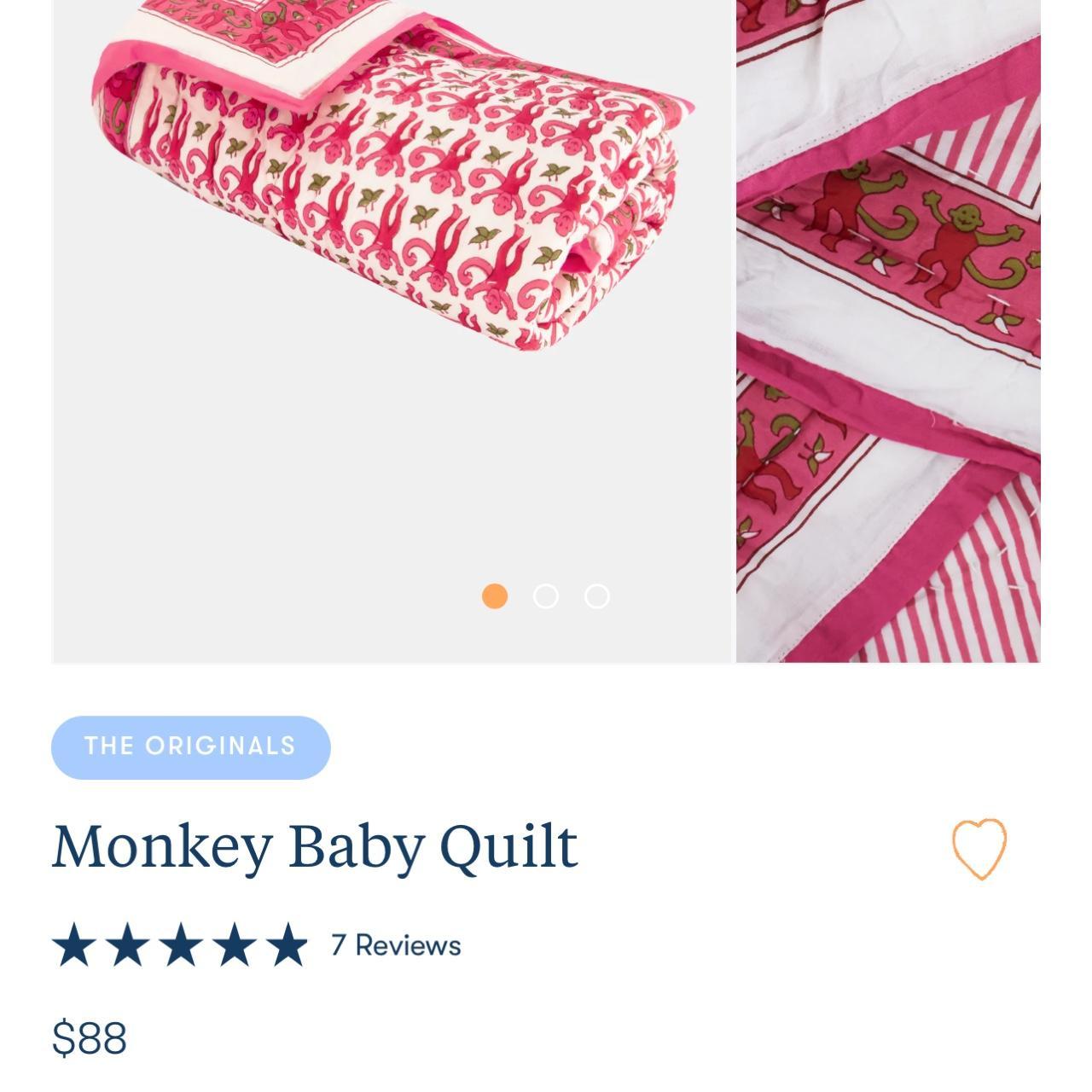 Roller Rabbit quilt; Very small hole underneath the... - Depop