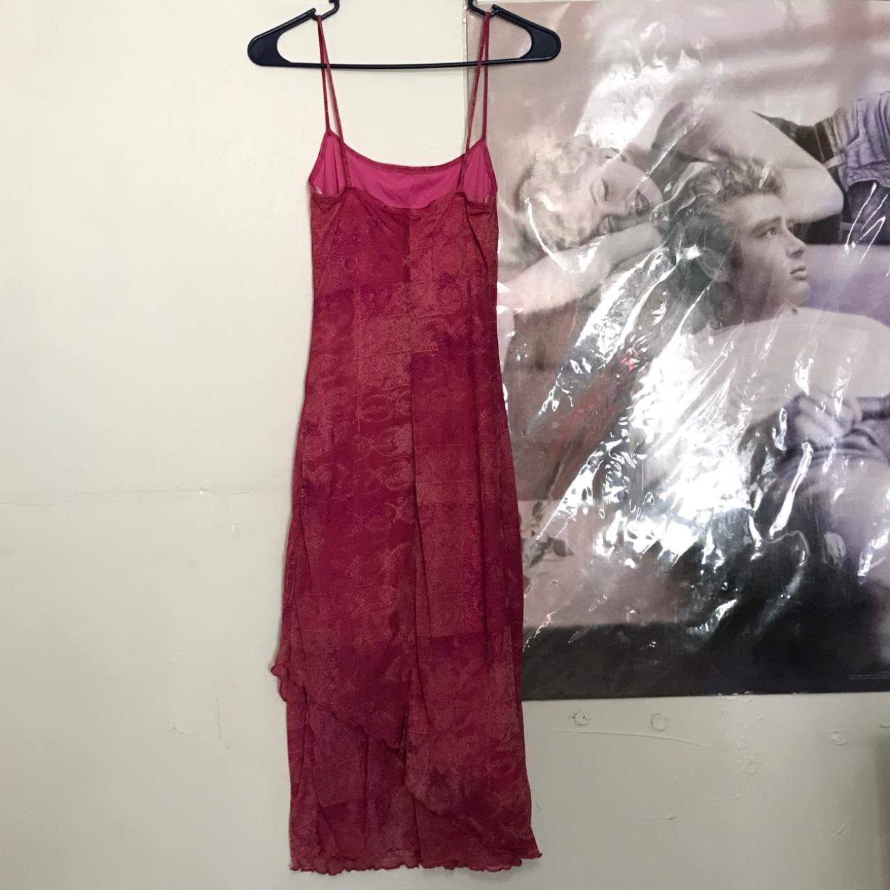 Small pink rampage dress spaghetti strap. Paisley... - Depop