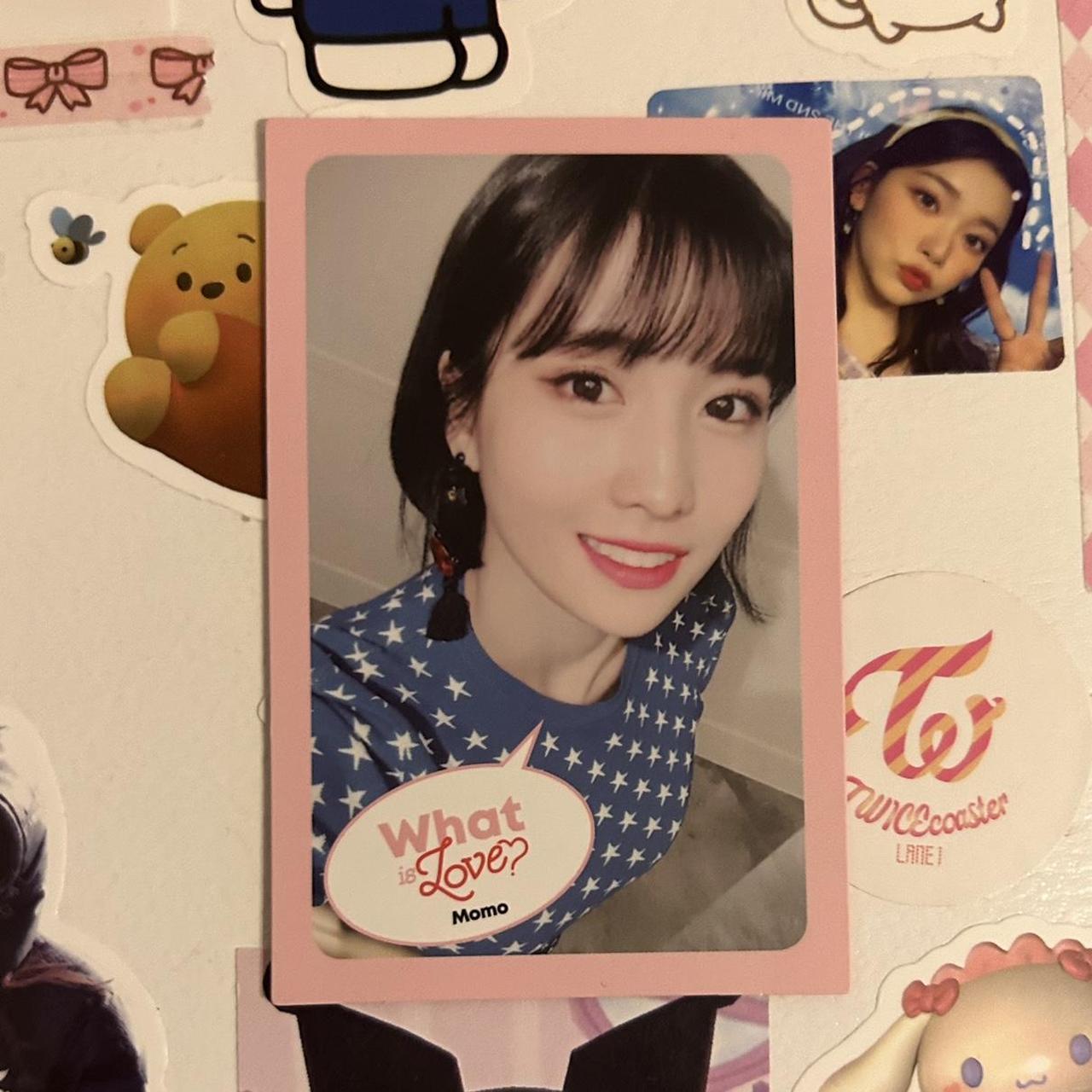 twice momo what is love official photocard in... - Depop