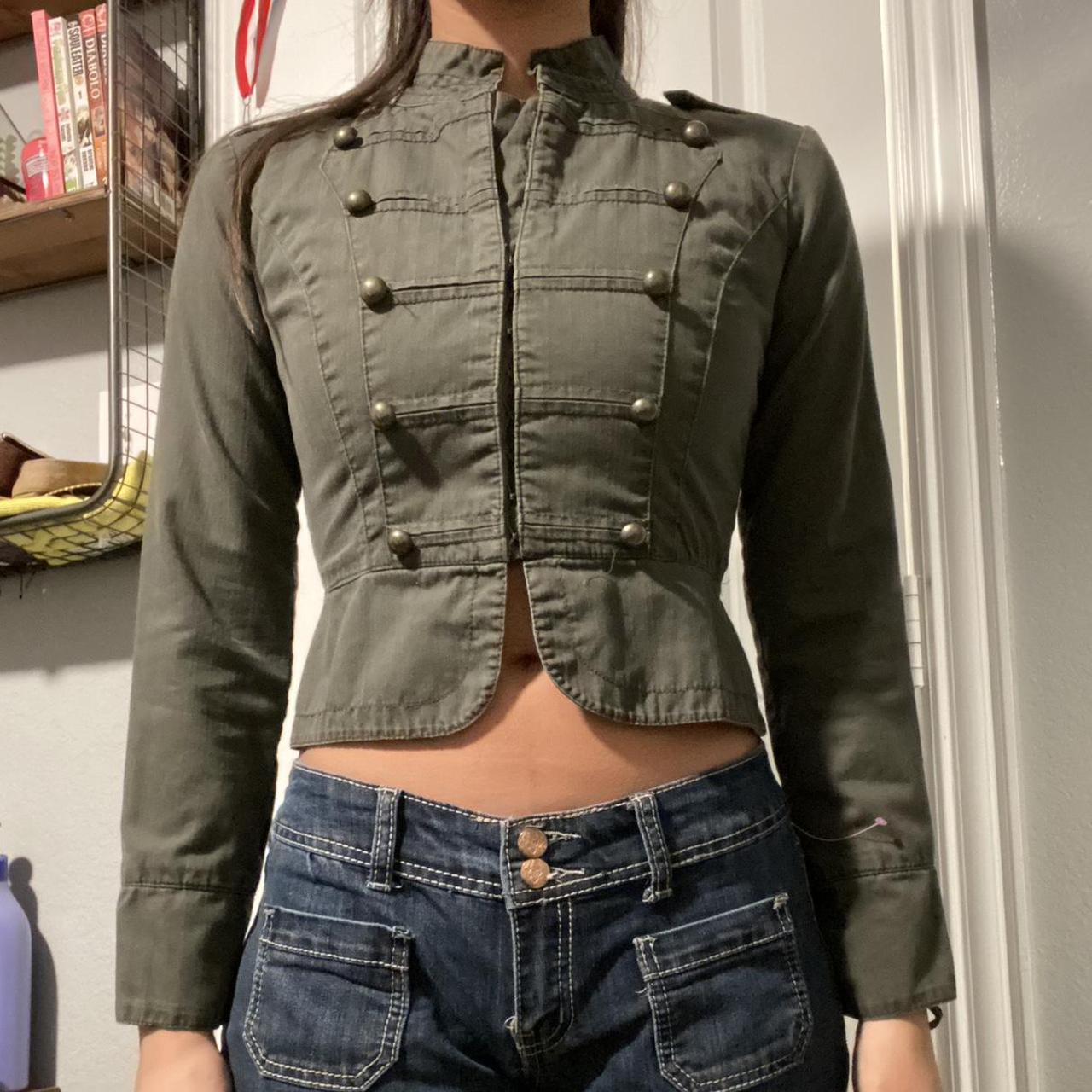 Long sleeve band type jacket with clasps for... - Depop