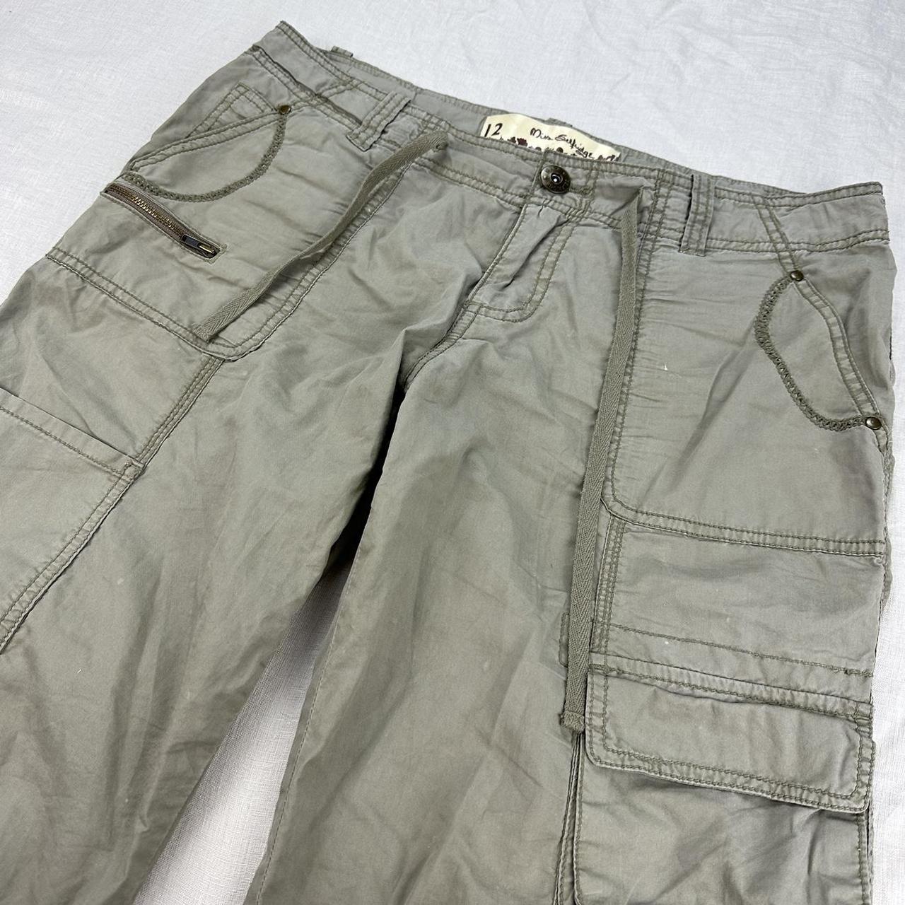 Vintage Y2k Miss Selfridge Low Rise Khaki Green Depop