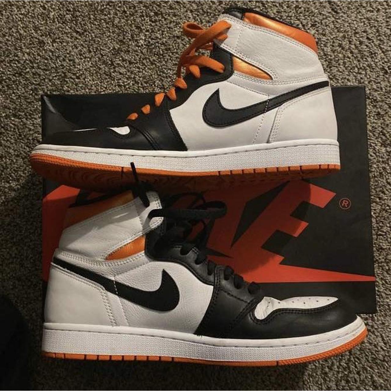 Air Jordan 1 Retro High OG ‘Electro Orange’ size 10... - Depop